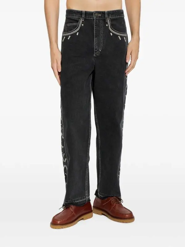 Isabel Marant Étoile Marant Jorian Embroidered Jeans