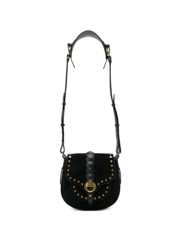 Isabel Marant Étoile Marant Altay Small Studded Crossbody Bag - Black