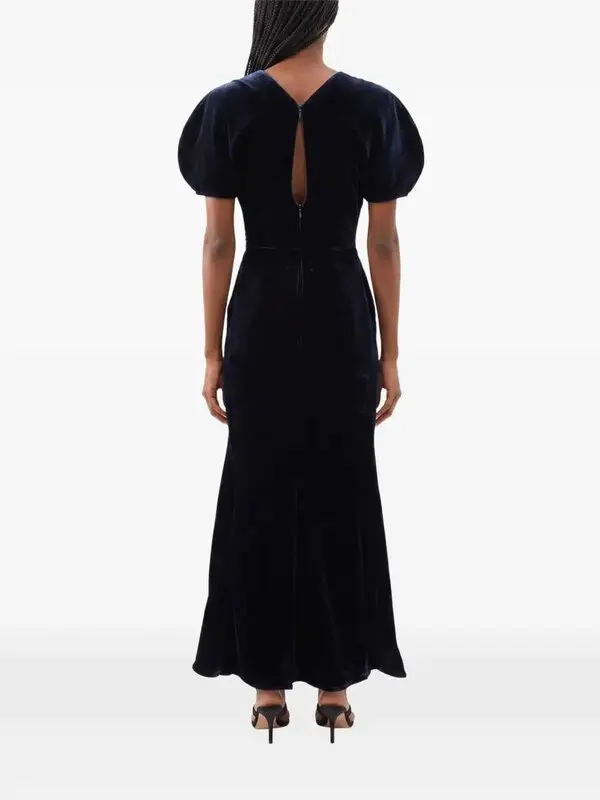 Victoria Beckham Velvet Midi Dress