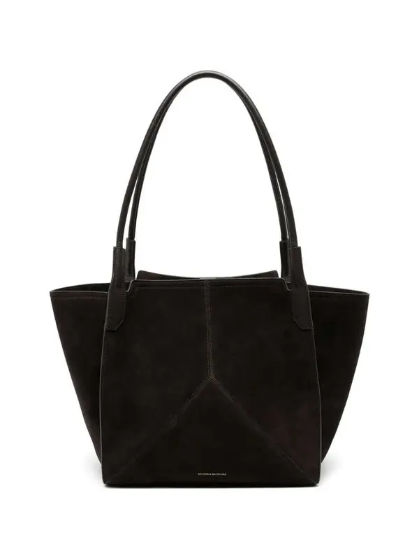 Victoria Beckham Suede Tote Bag - Brown