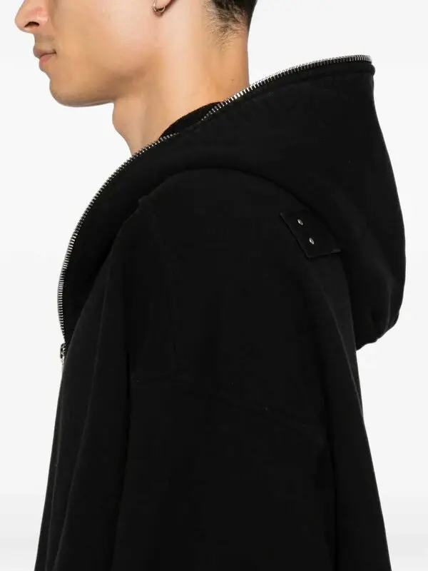 Rick Owens Zip-up Hooded Jacket