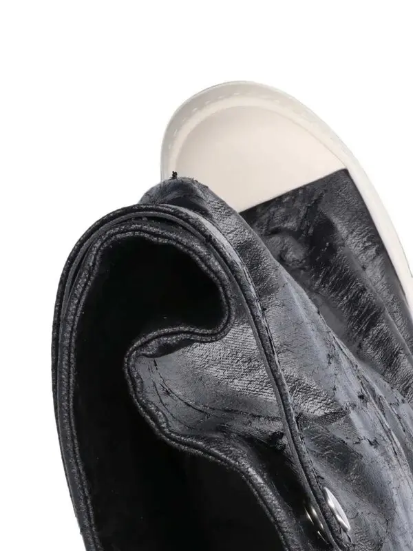 Rick Owens Tower Elephant Coated Canvas Boots