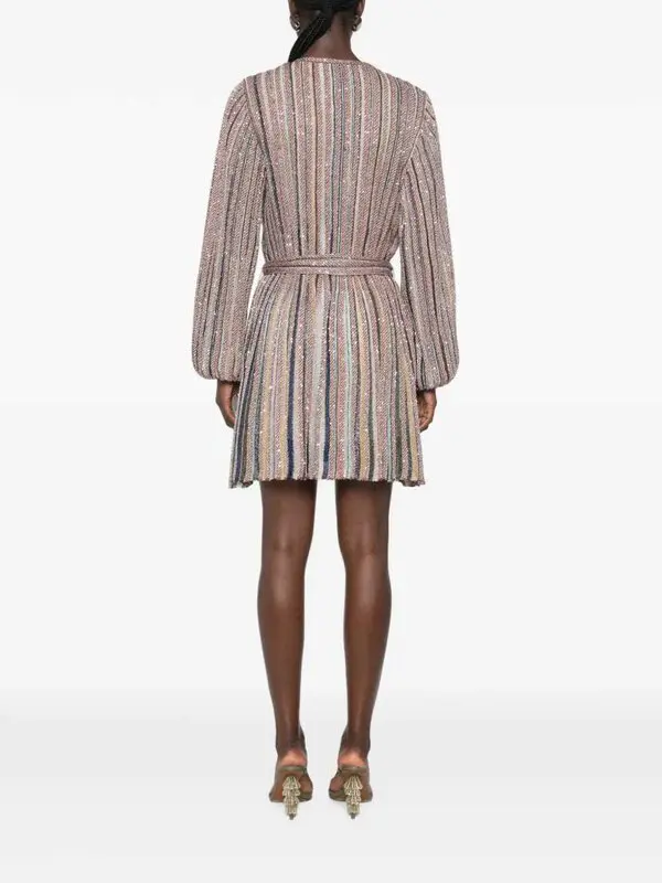 Missoni Striped Sequin Mini Dress