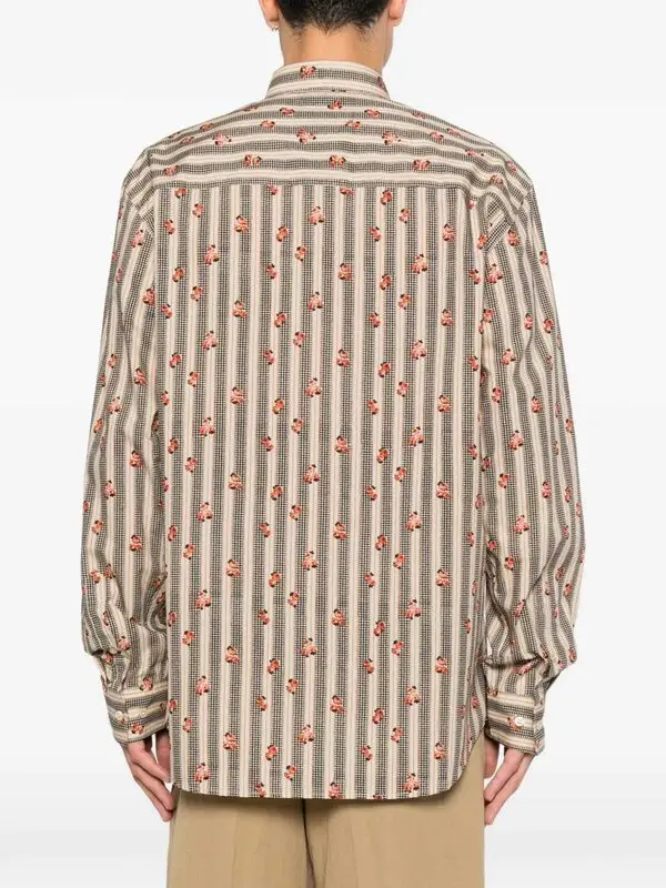 Dries Van Noten Caper 4004 M.w. Shirt Bei - Brown