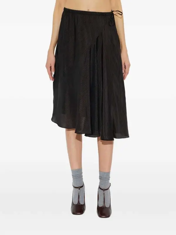 Dries Van Noten Sibanna 4284 W.w. Skirt Dbrn