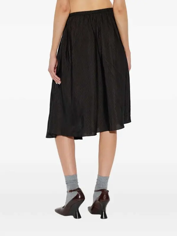 Dries Van Noten Sibanna 4284 W.w. Skirt Dbrn - Brown