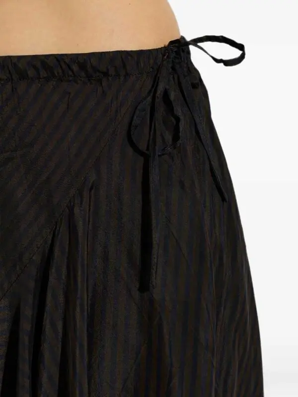Dries Van Noten Sibanna 4284 W.w. Skirt Dbrn - Brown