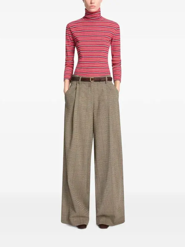 Dries Van Noten Pleated Wool Trousers