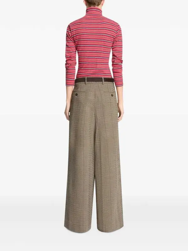 Dries Van Noten Pleated Wool Trousers