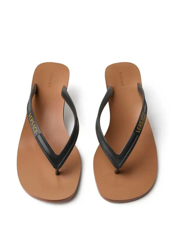 Versace Sophie Mm Rubber Thong Sandals