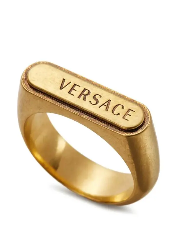 Versace Logo-tag Ring