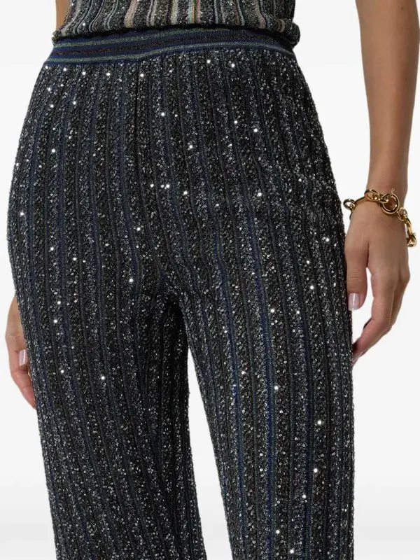 Missoni Sequin-striped Trousers - Multicolor