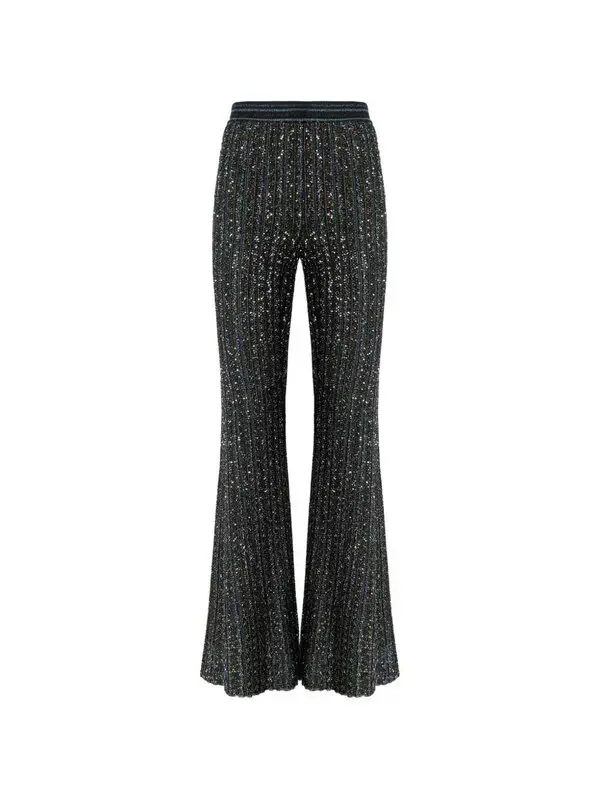 Missoni Sequin-striped Trousers - Multicolor