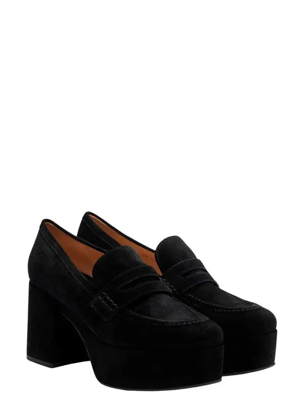 GIANVITO ROSSI Jenna Suede Loafers