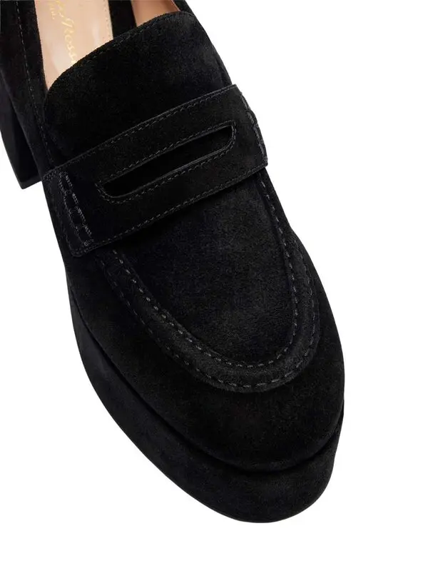 GIANVITO ROSSI Jenna Suede Loafers