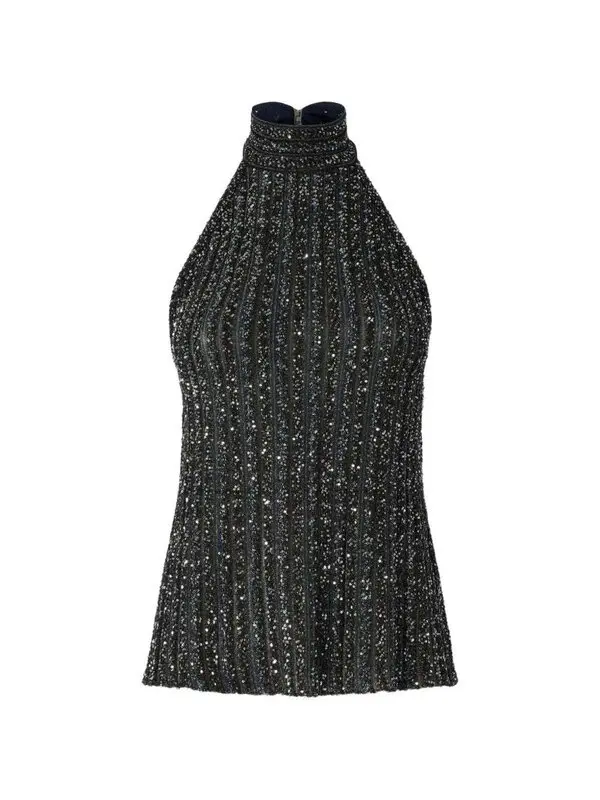 Missoni Sequin Halter Top - Multicolor