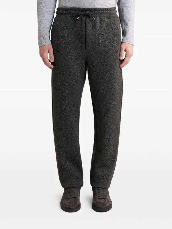 Etro Arnica Jacquard Jogging Pants - Gray