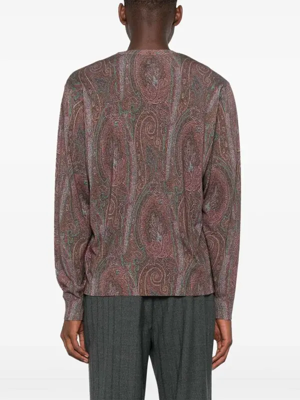Etro Jacquard Sweater With Paisley Motif