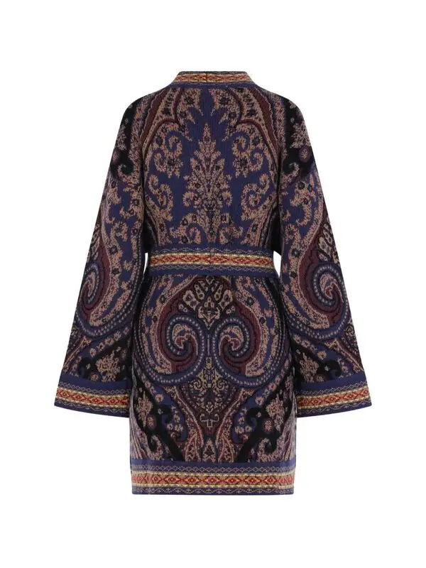 Etro Paisley-print Jacket - Blue