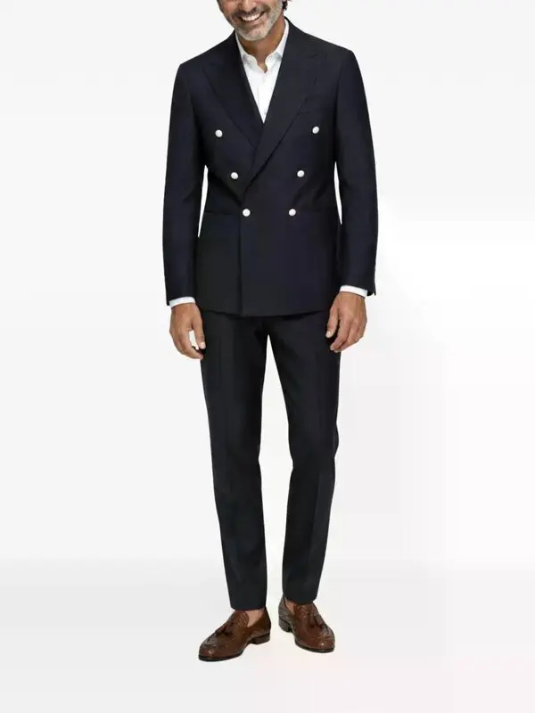 FRANZESE COLLECTION Rolls Royce Herringbone Wool Suit