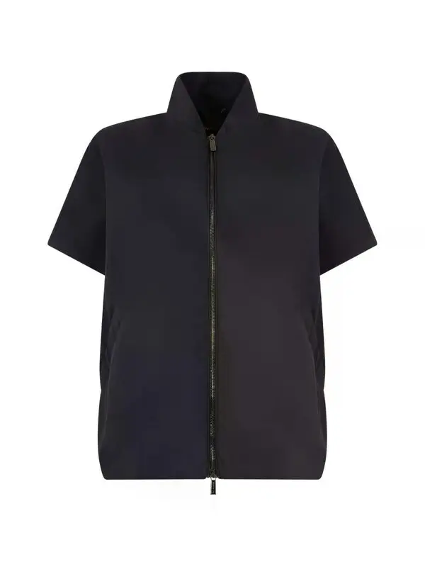 MOORER Dalia-gs Short-sleeve Bomber Jacket