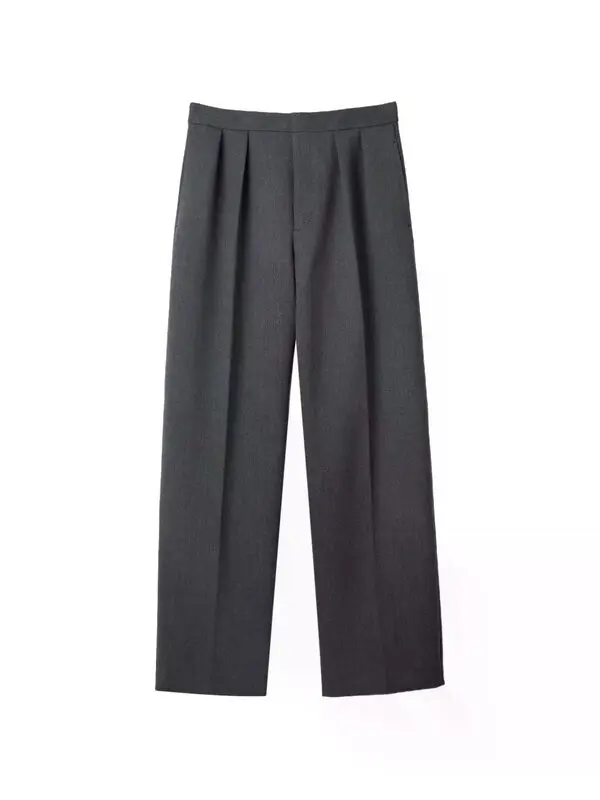 Jacquemus The Citta Pleated Tailored Trousers - Grey