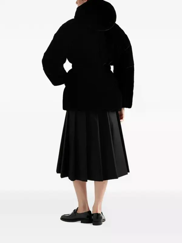 Prada Velvet Down Jacket