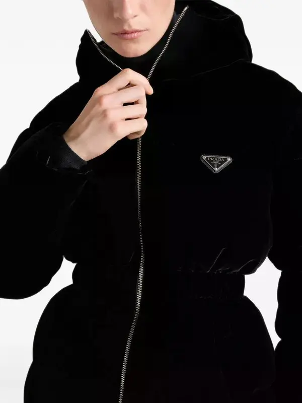 Prada Velvet Down Jacket