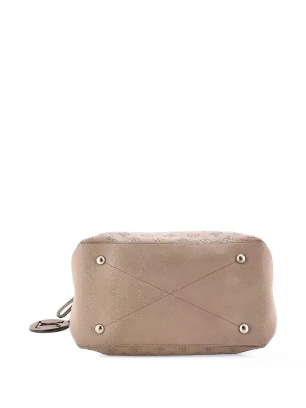 LOUIS VUITTON Braided Handle Beaubourg Mahina Leather Mm Hobo Bag