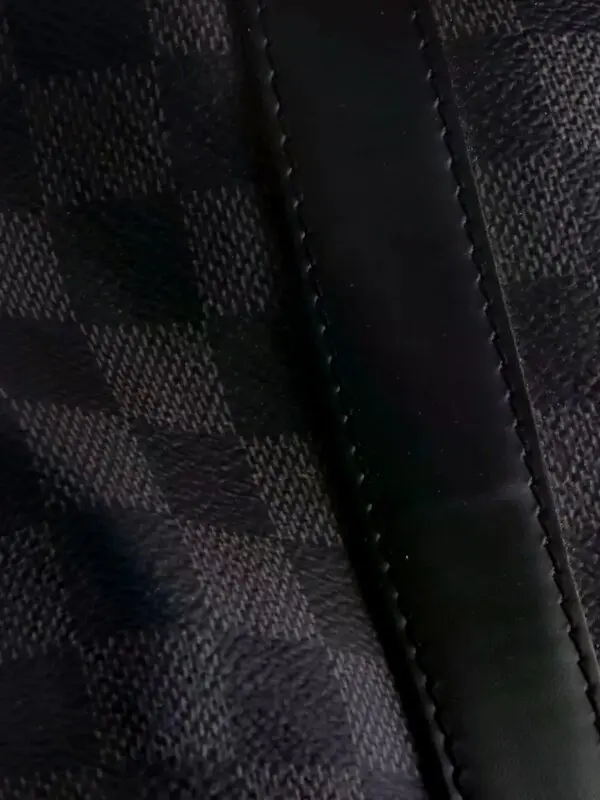 LOUIS VUITTON Keepall Bandouliere Bag Damier Graphite 55 Travel Bag
