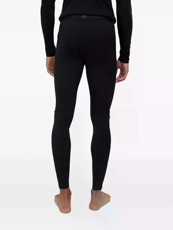 Icebreaker 200 Oasis Logo-waistband Base-layer Leggings - Black