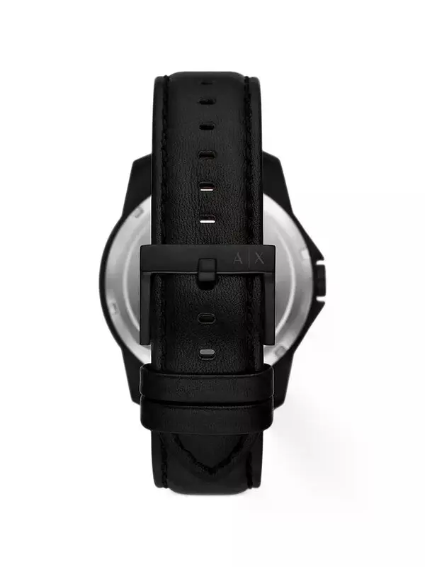 Armani Exchange Faceted-bezel 44mm Watch