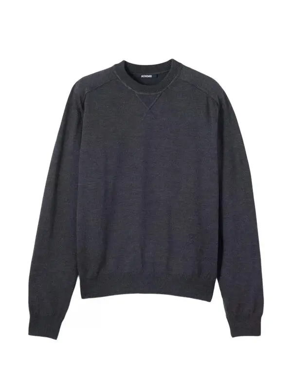 Jacquemus The J Sweater Monogram - Grey