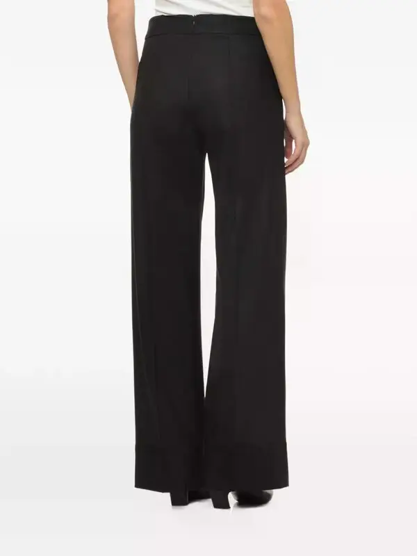 D.exterior Pressed-crease Wide-leg Trousers