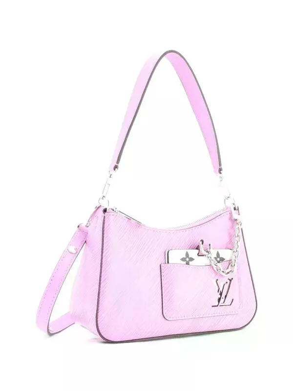 LOUIS VUITTON Marellini Handbag Epi Leather Shoulder Bag - Purple
