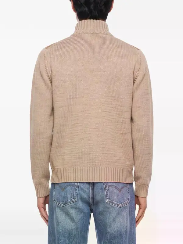 MANIFATTURE DEL NORD Button-up Knitted Coat