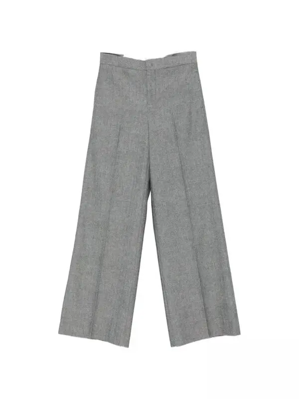 TWINSET Chevron-pattern Wide-leg Trousers