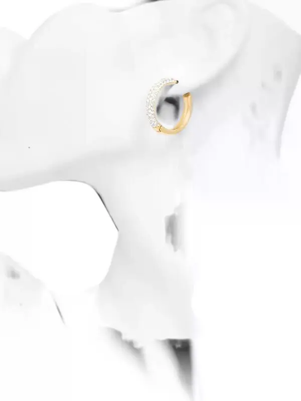 Guess Crystal-embellished Hoop Earrings