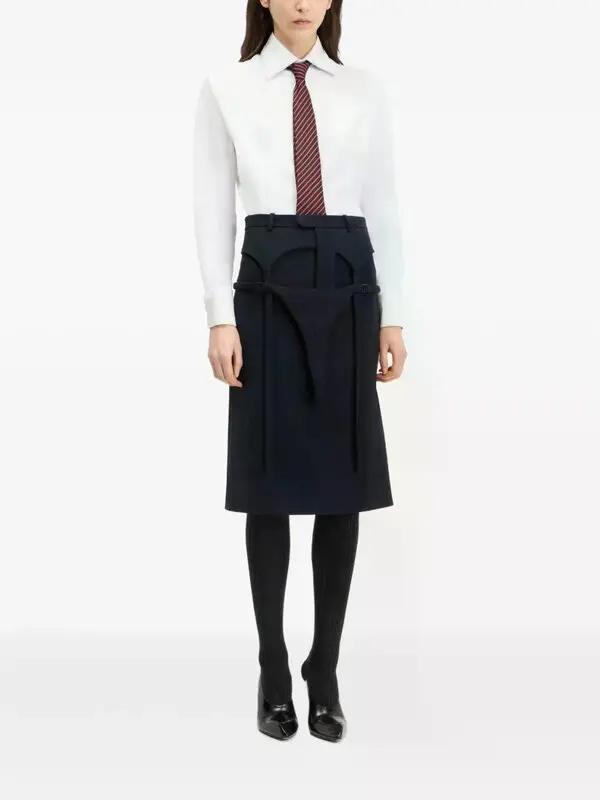 JEAN PAUL GAULTIER Jarretels Pencil Skirt