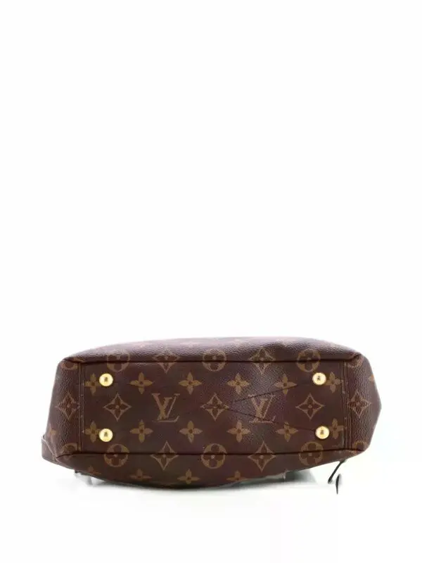 LOUIS VUITTON Pallas Tote Monogram Canvas With Leather Bb Shoulder Bag - Red