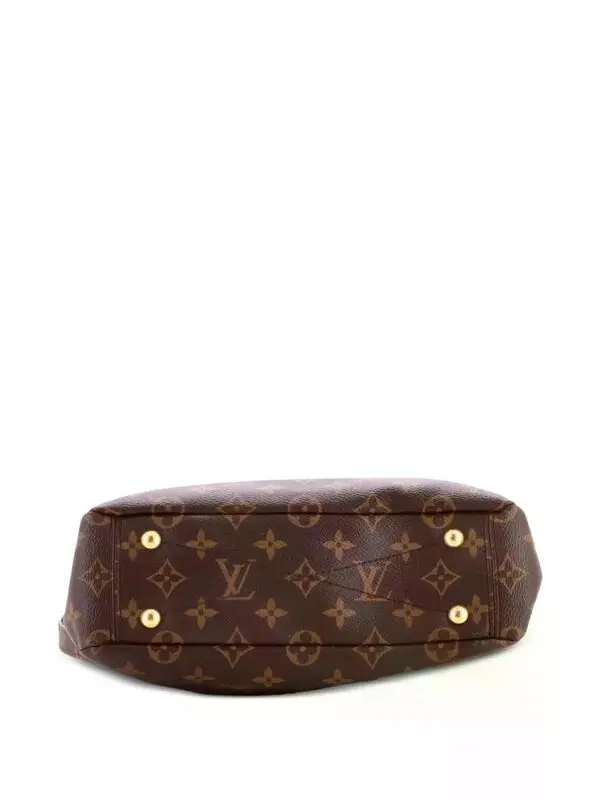 LOUIS VUITTON Pallas Tote Monogram Canvas With Leather Bb Shoulder Bag - Red