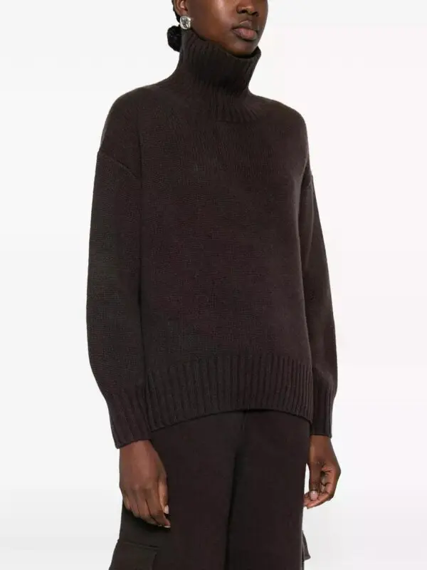 FTC Roll-neck Ribbed-trim Sweater