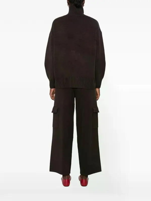 FTC Roll-neck Ribbed-trim Sweater