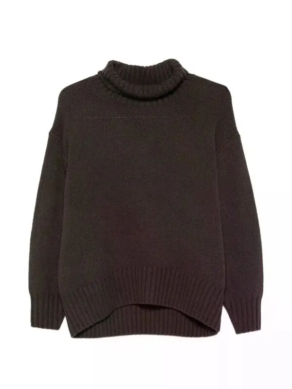 FTC Roll-neck Ribbed-trim Sweater