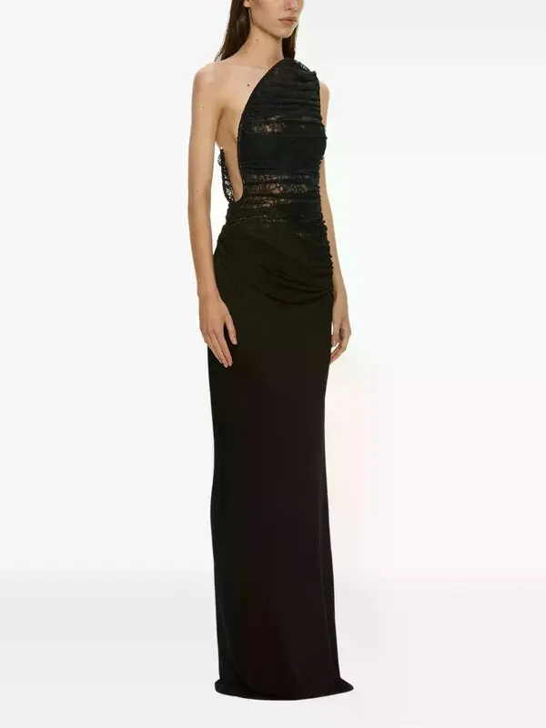 Christopher Esber Concave Wired-lace Slim-fit Maxi Gown Dress
