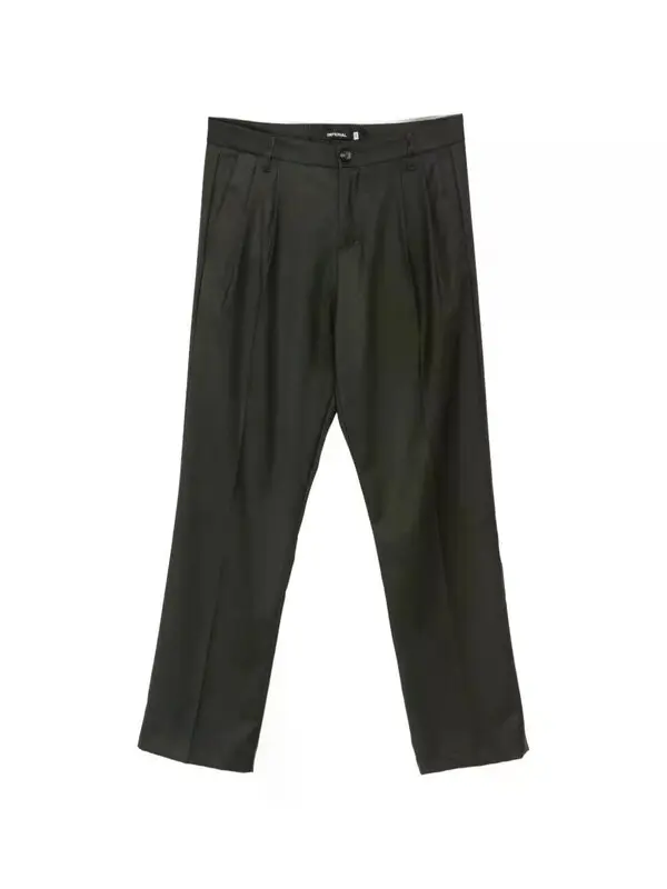 Imperial Pleated Straight-leg Trousers