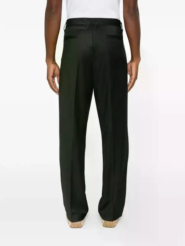 Imperial Pleated Straight-leg Trousers