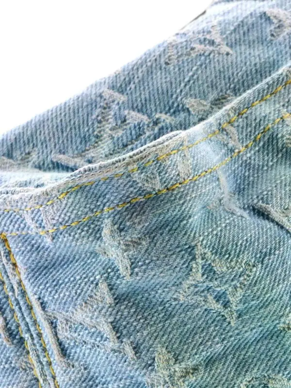 LOUIS VUITTON Let Go Monogram Denim Pm Tote Bag