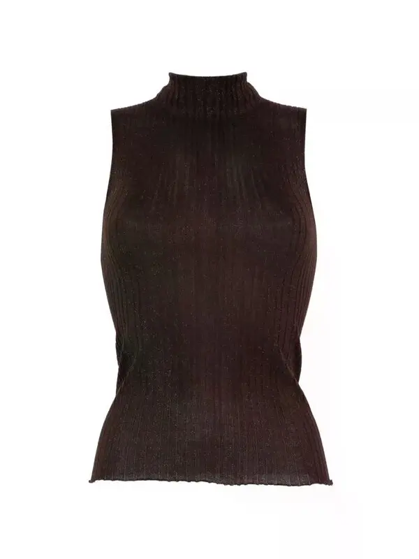 AROVESCIO Ribbed-knit Roll-neck Sweater