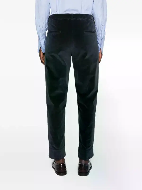 MASON'S Button-fastening Turn-up Trousers